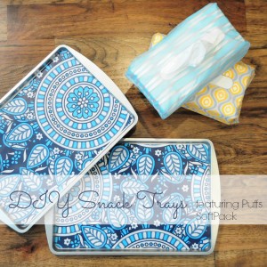 DIY snack tray for the car - Cleverly Inspired