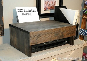 DIY Printer Cover - Cleverly Inspired