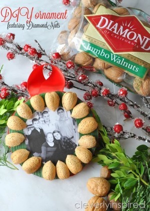 Hazelnut Christmas Ornament: Kids Holiday Craft - Cleverly Inspired